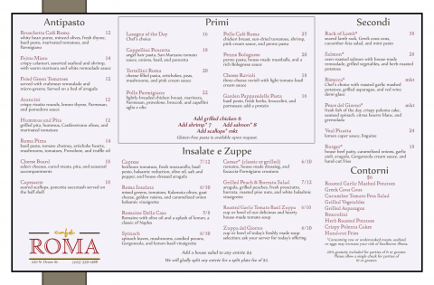 Home - Cafe Roma
